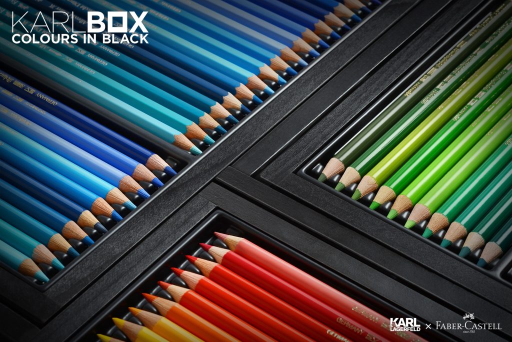 Karl Lagerfeld's KARLBOX - Colours in Black for Faber-Castell - Fashion ...