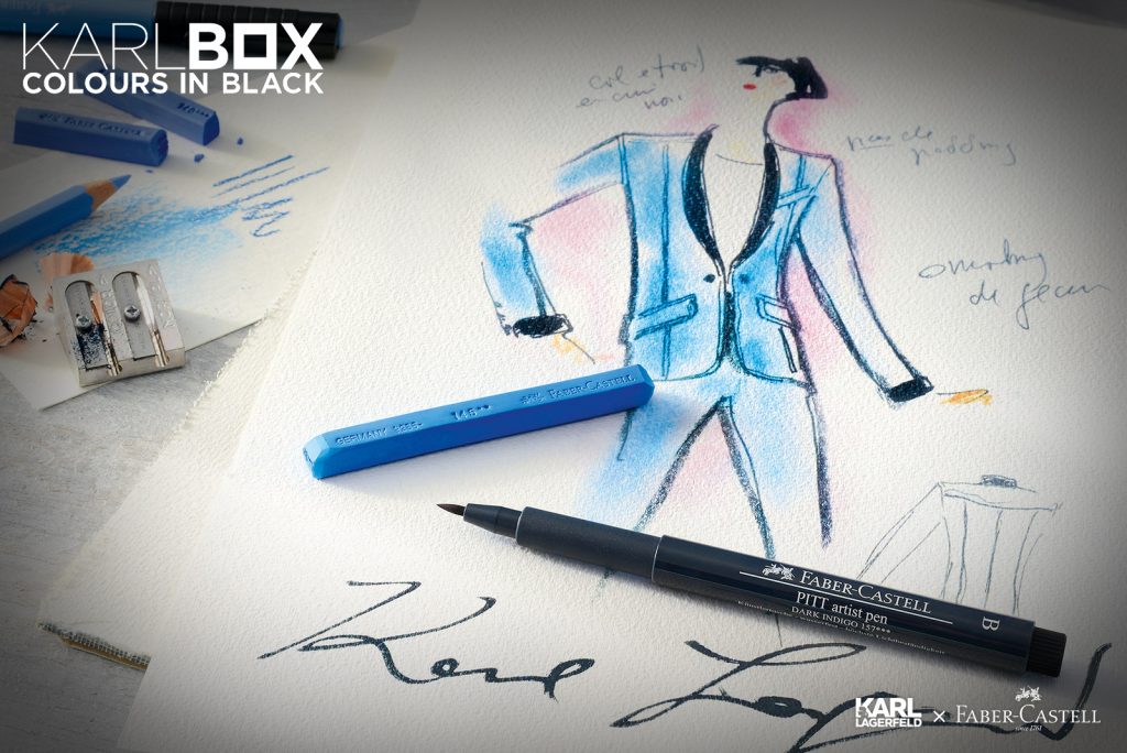 Karl Lagerfeld's KARLBOX - Colours in Black for Faber-Castell - Fashion ...