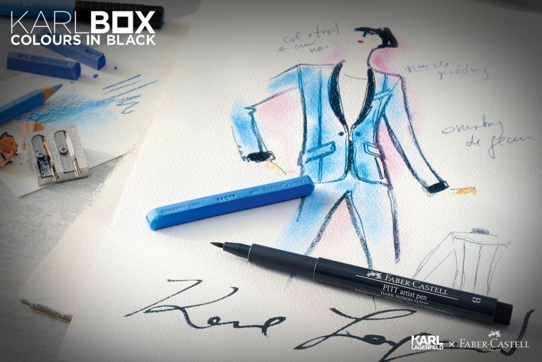 Karl Lagerfeld's KARLBOX - Colours in Black for Faber-Castell - Fashion ...