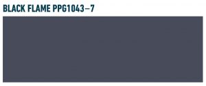 PPG 2018 Color of the Year: PPG1043-7 Black Flame - Fashion Trendsetter