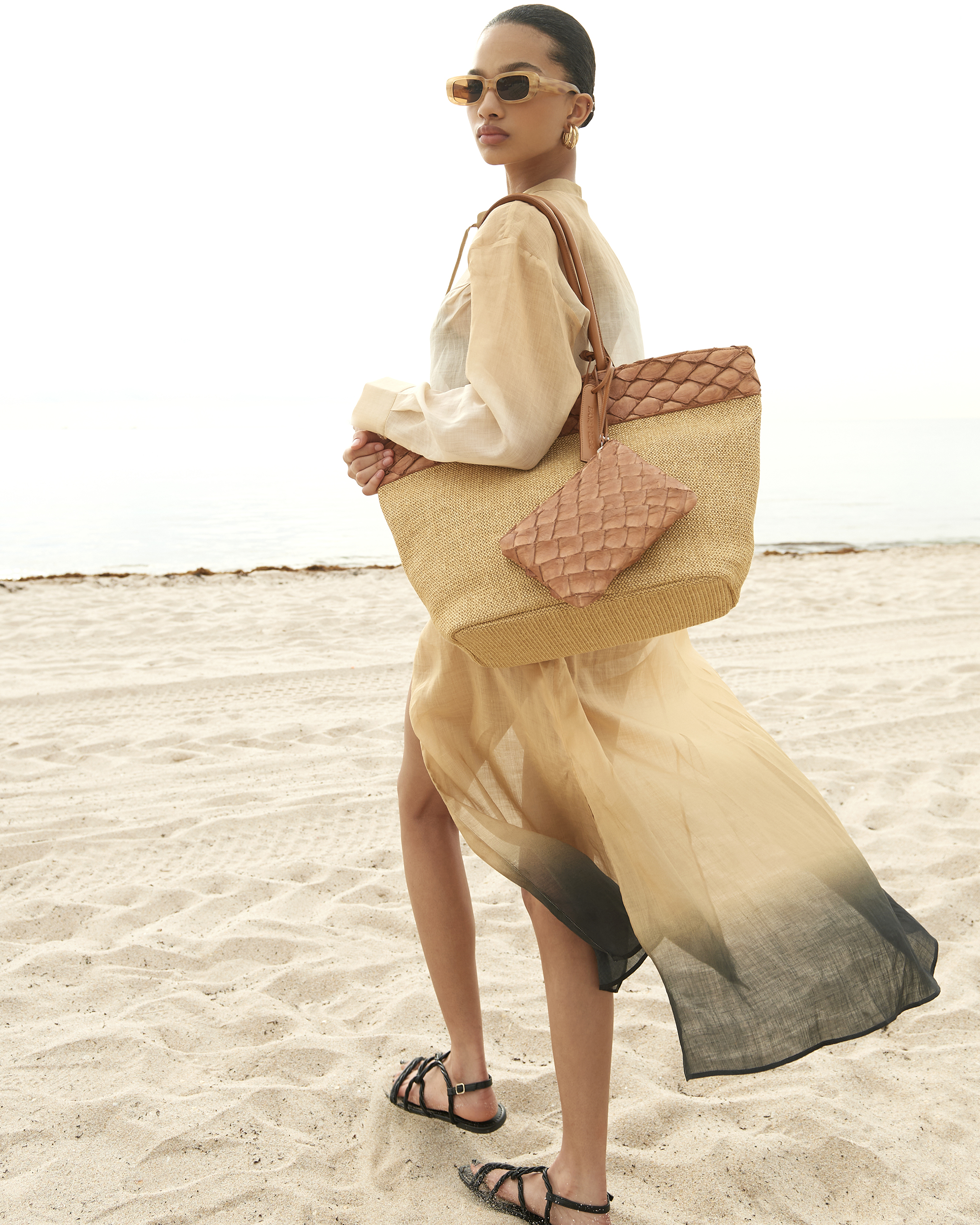 The Rio Raffia Beach Bag by Piper & Skye - Fashion Trendsetter