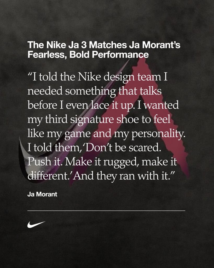 The Nike Ja 3 Matches Ja Morant's Fearless, Bold Performance - Fashion ...