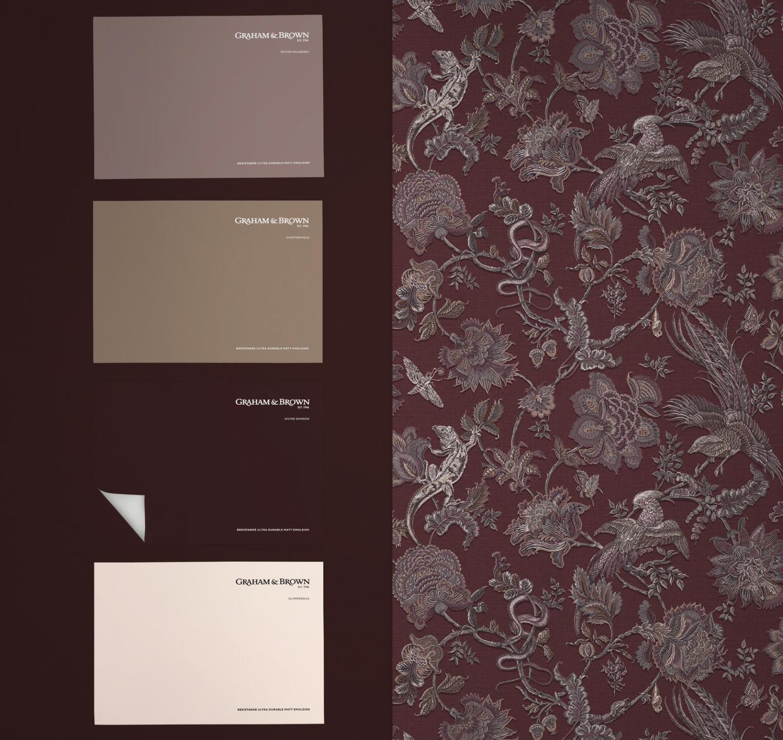 Graham & Brown Color of the Year 2026: Divine Damson - Fashion Trendsetter