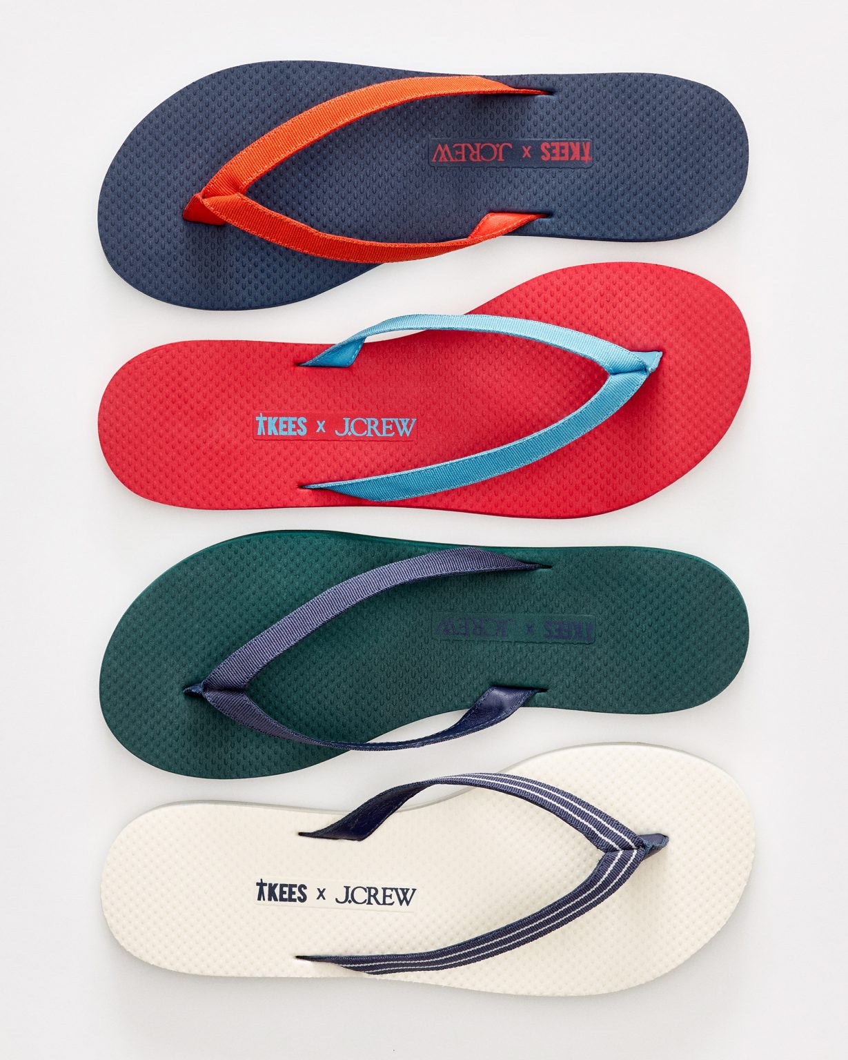TKEES X J.Crew Reunite on Nostalgic 90's Flip Flop - Fashion Trendsetter